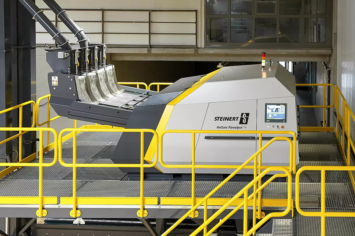 New product for the IFAT trade fair: high-precision sorting with UniSort Finealyse+ • STEINERT