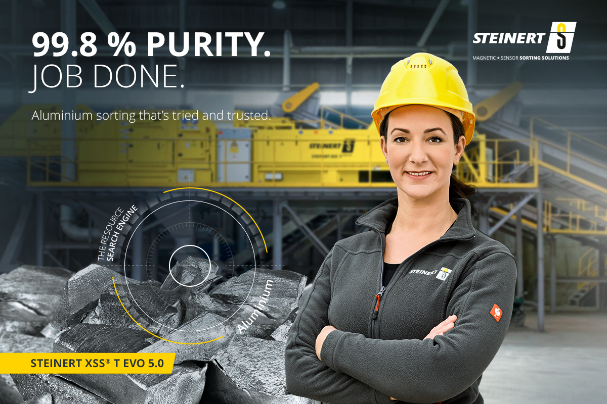 Maximum Aluminium Purity for the Circular Economy • STEINERT